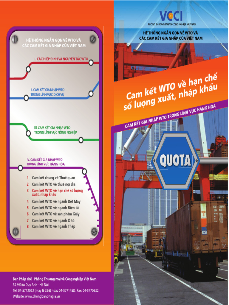 Cam Ket WTO Ve Han Che So Luong Xuat, Nhap Khau | PDF
