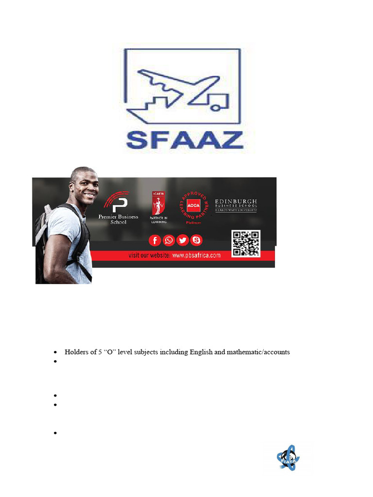 FIATA Freight Forwarding Diploma Course | PDF | Fee | Payments