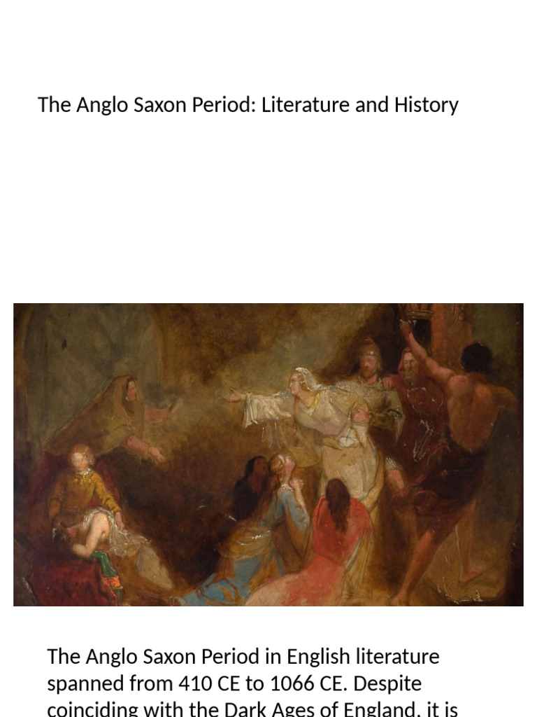 Anglo Saxon Literature and History Overview | PDF | Moses | Beowulf