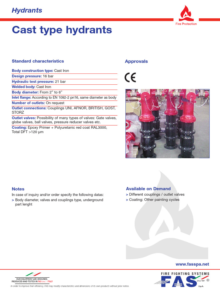 Cast Hydrants | PDF