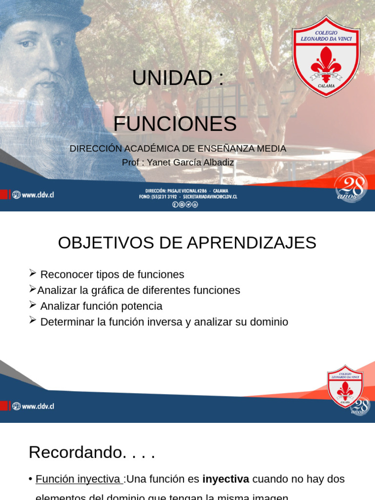 FUNCIONES 4 Medio PPT 1 MATEMATICA | PDF