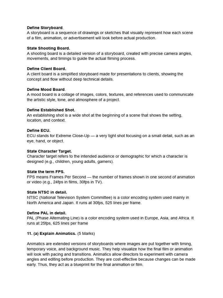 Object and Char | PDF | Animation