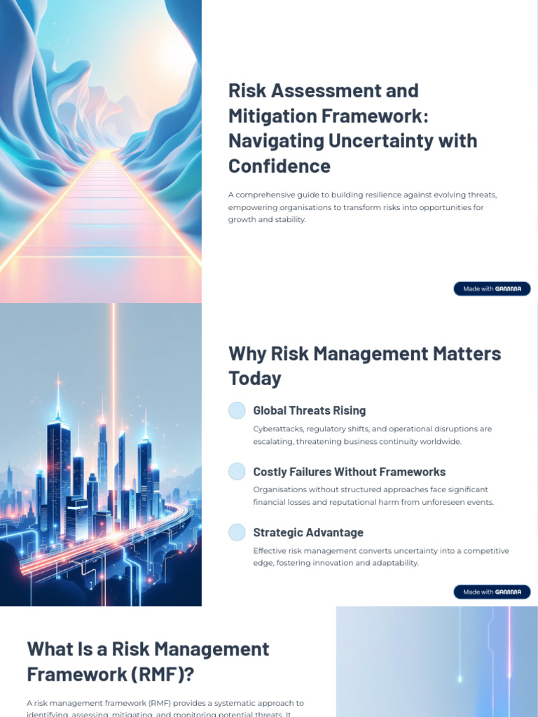 Risk Management Framework Guide | PDF | Risk Management | Risk