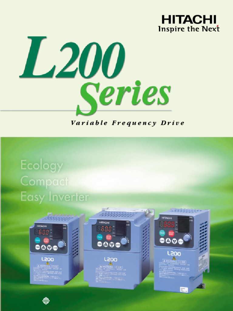 Hitachi L200 Variable Frequency Drive | PDF | Power Inverter | Power Supply