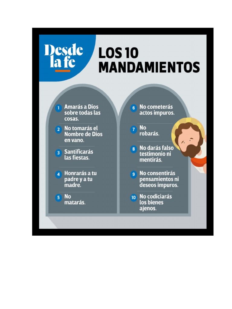 Los 10 Mandamientos | PDF