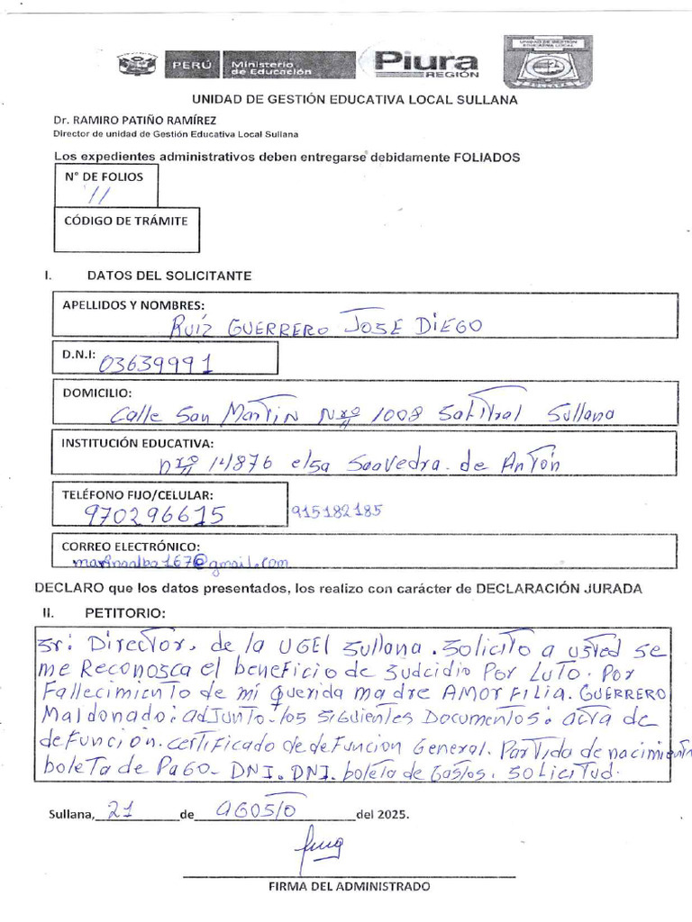 Acta de Defuncion 2 | PDF