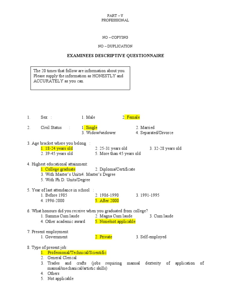 Part I Philippines Civil Service Professional Reviewer | PDF ...