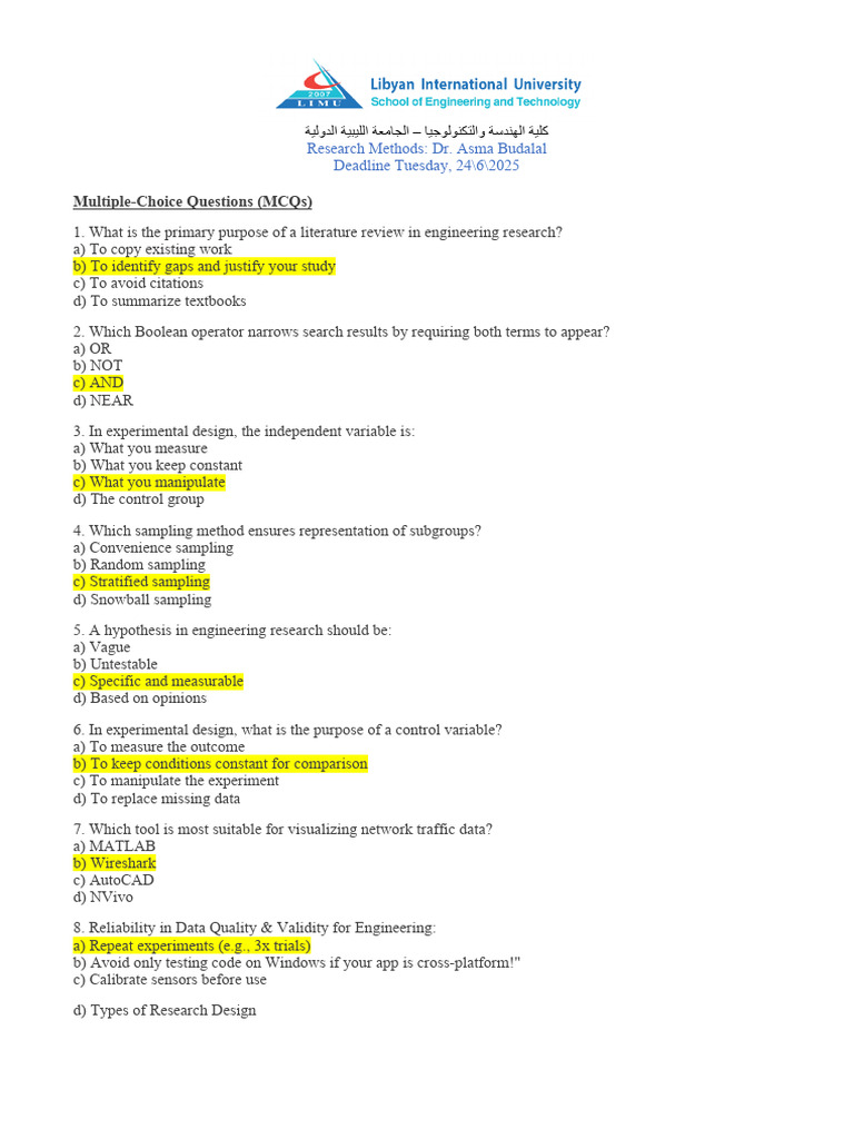 Research Methods Exercise_3_ Dr.Asma Budalal_24-6-2025 (1) (3) | PDF ...