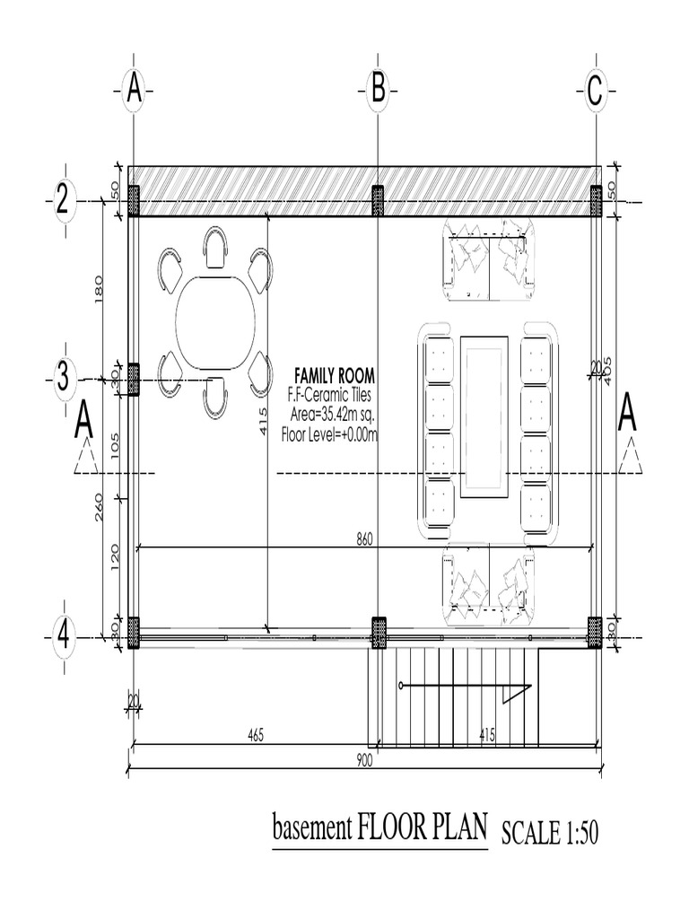 Basement FLOOR PLAN: SCALE 1:50 | PDF