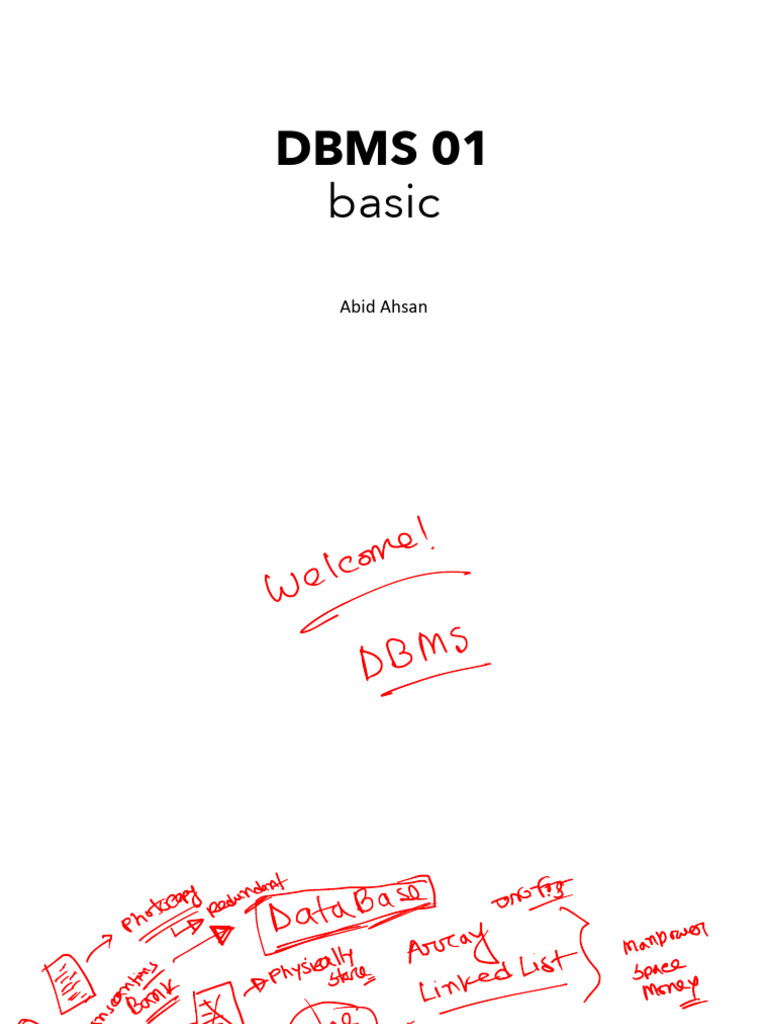 3.1 DBMS 01 | PDF