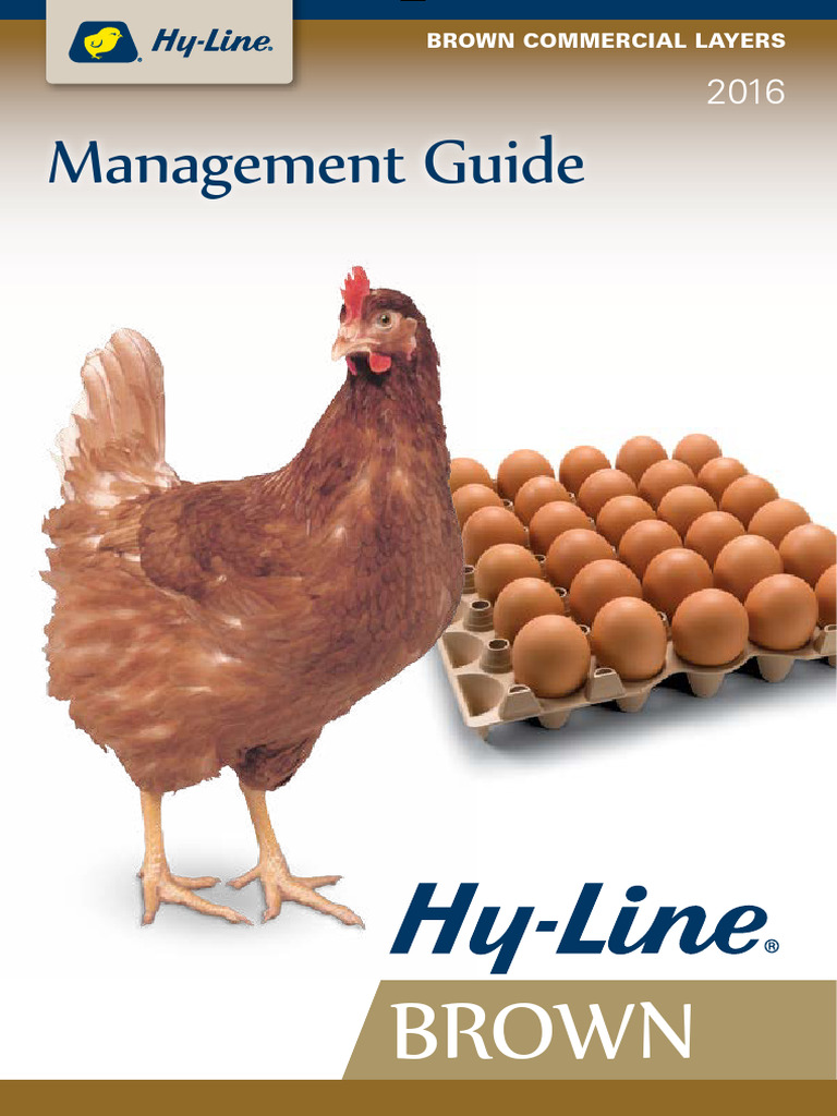 Hy-Line Brown Layers Management Guide-1 | PDF | Beak | Diet (Nutrition)
