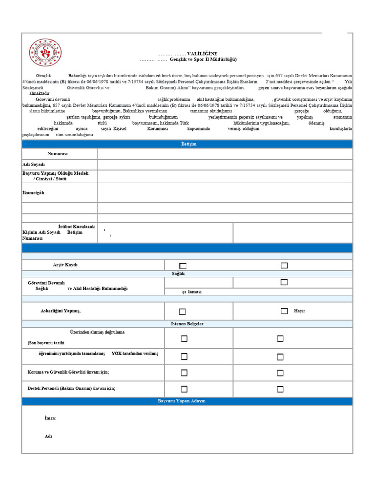 Beyan Formu | PDF