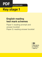 KS2 English Grammar Test Mark Schemes | PDF | English Language | Letter ...