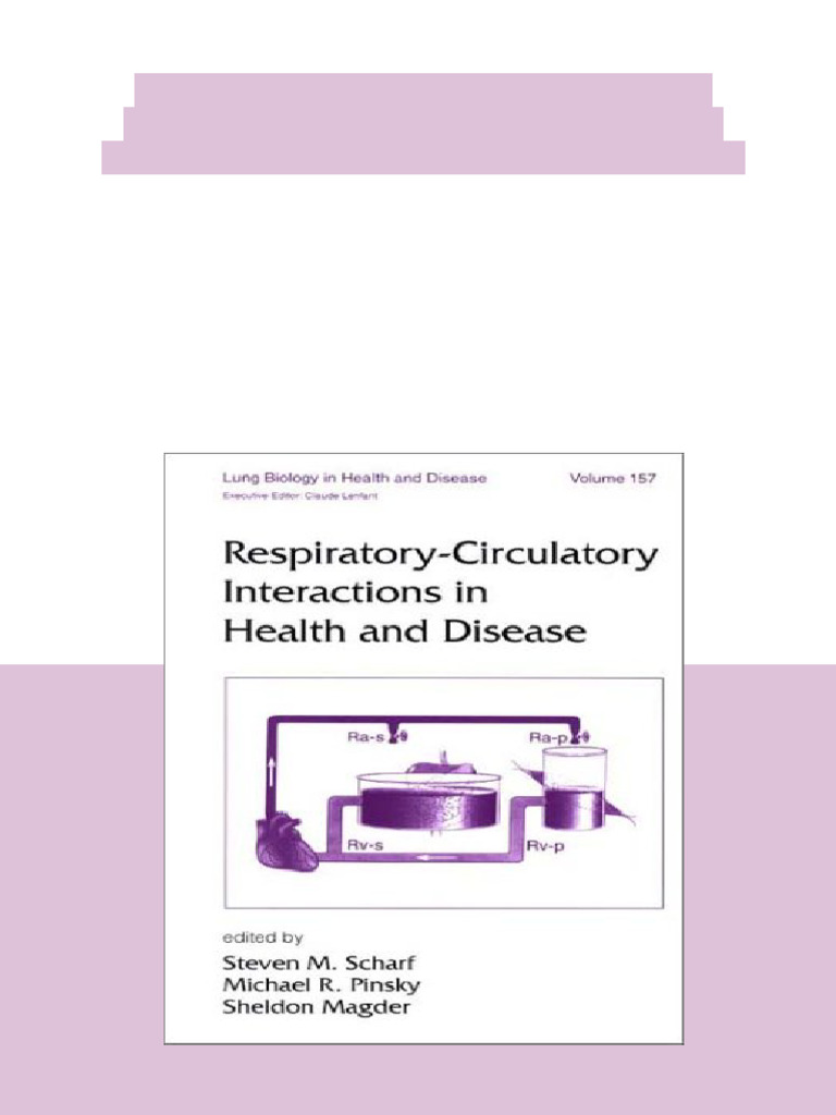 Lung Biology in Health Disease Volume 157 Respiratory Circulatory ...