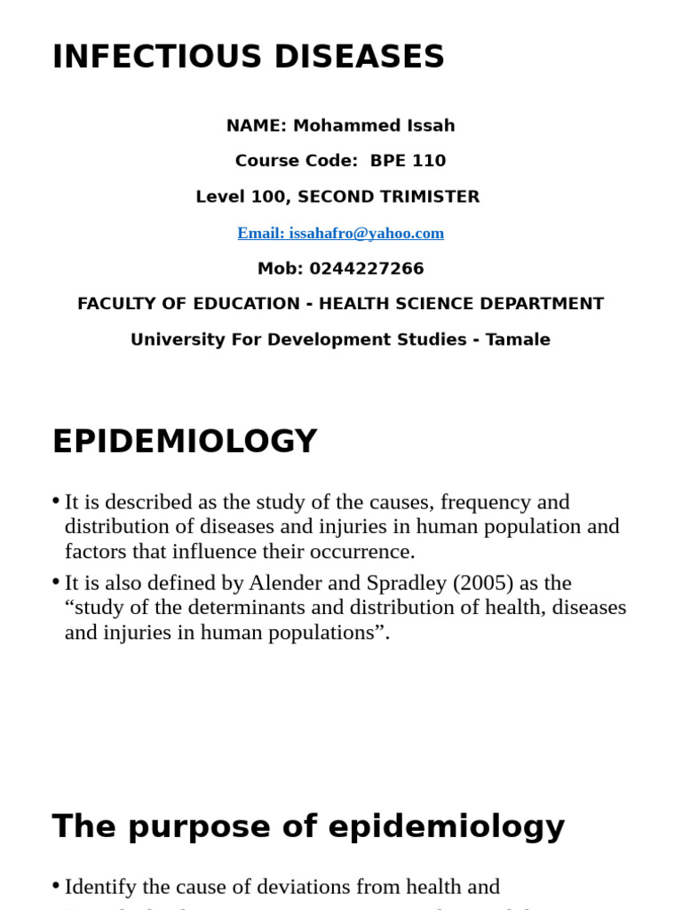 Infectious Diseases. | PDF | Infection | Microbiology