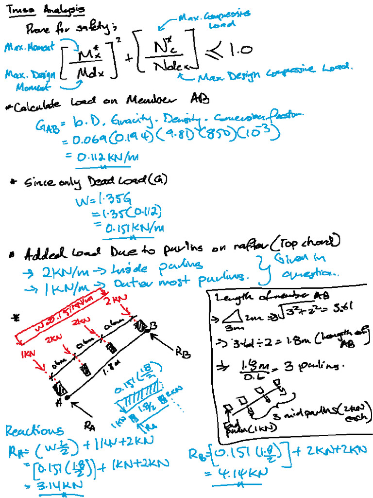 Timber Truss and Hankinson Formula | PDF