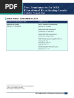 CASAS ABE/ESL Score Levels Overview | PDF | English As A Second Or ...