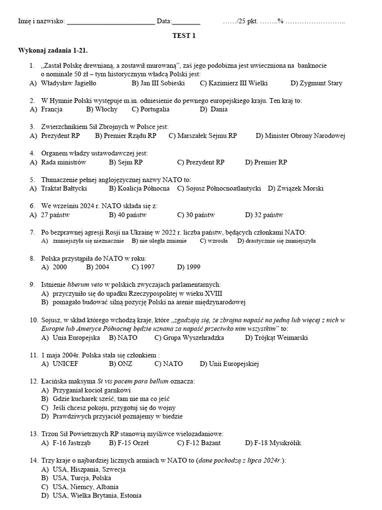 Test 1 2024 | PDF