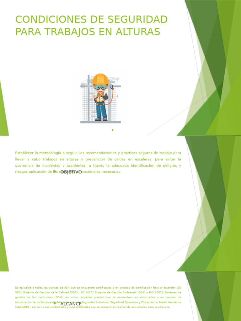 Trabajos en Alturas | PDF | Escalera | Andamio