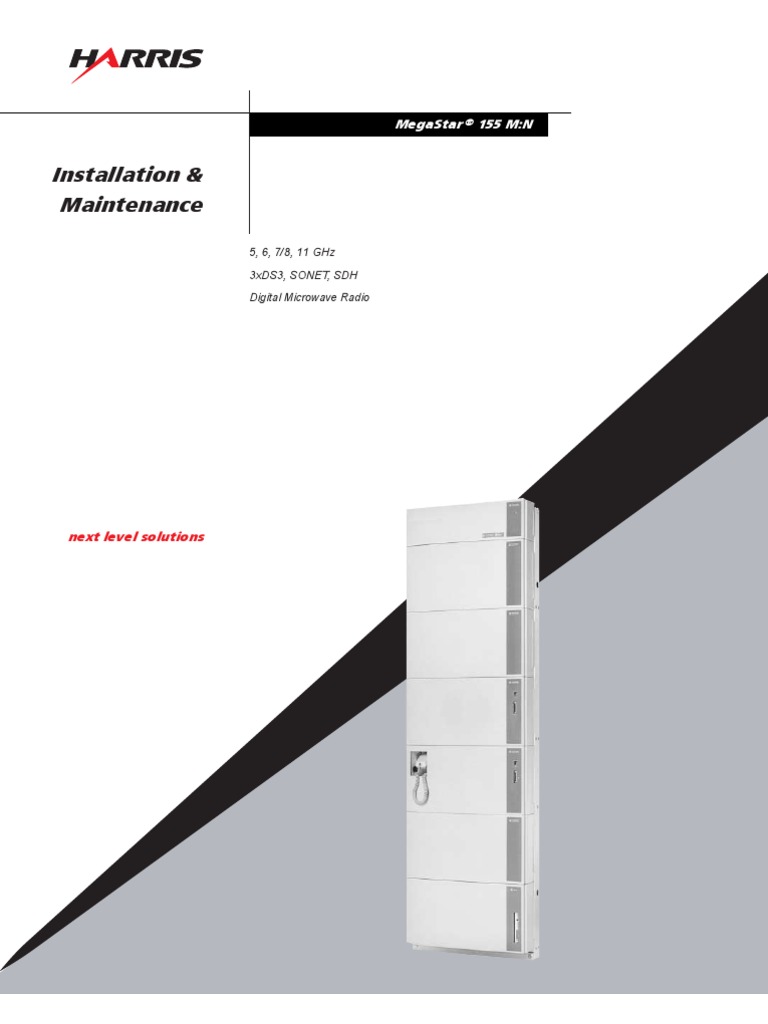 Installation Maintenance HARRIS MEGA STAR | PDF | Electrostatic ...
