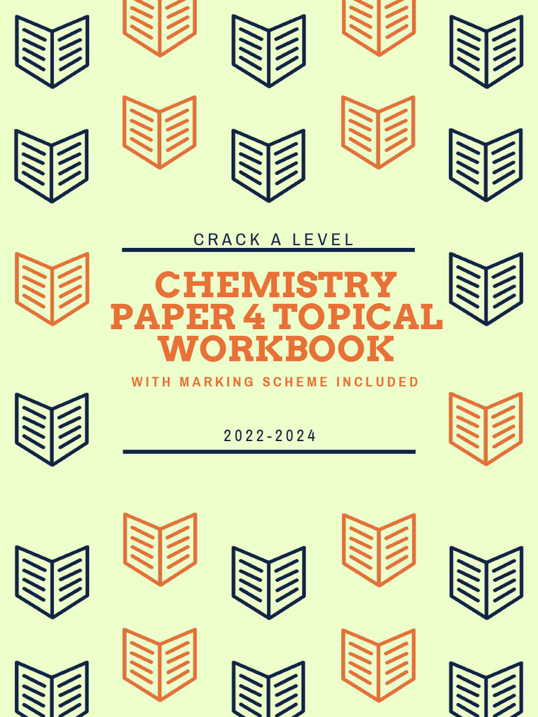 Chemistry Paper 4 (2022-2024) Topical Workbook | PDF | Reaction Rate ...