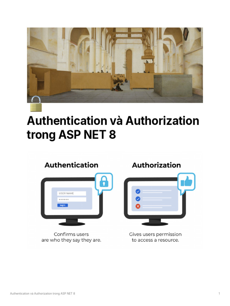 Authentication & Authorization in ASP.NET 8 | PDF | Authentication ...