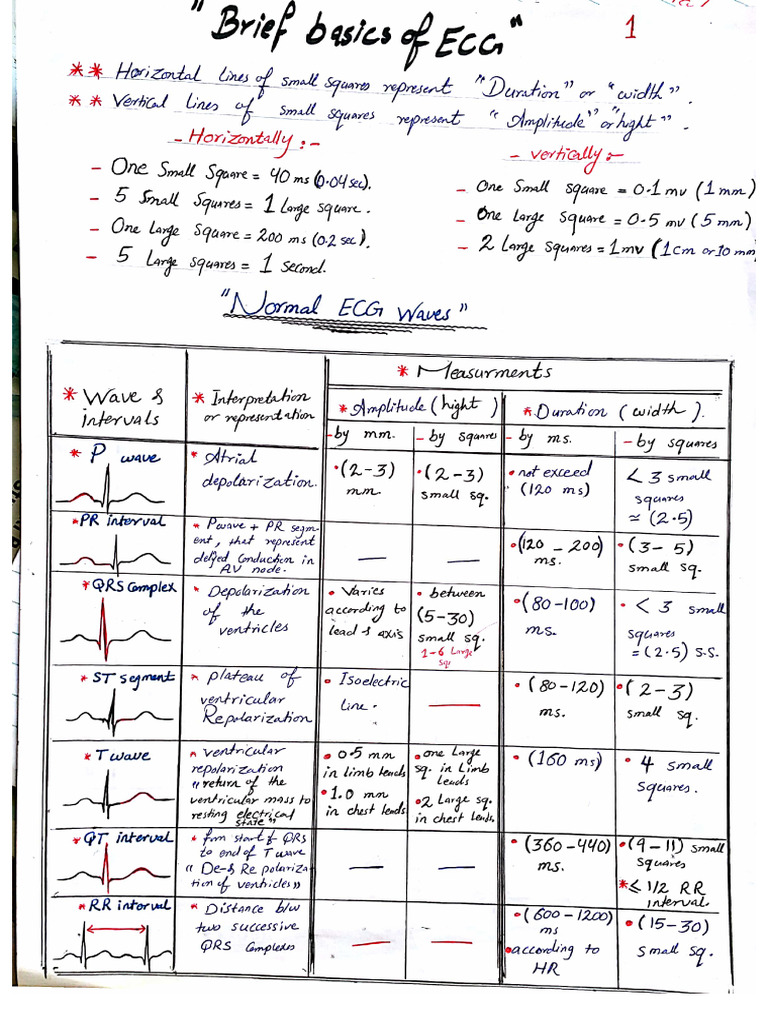 How To Comment On ECG | PDF