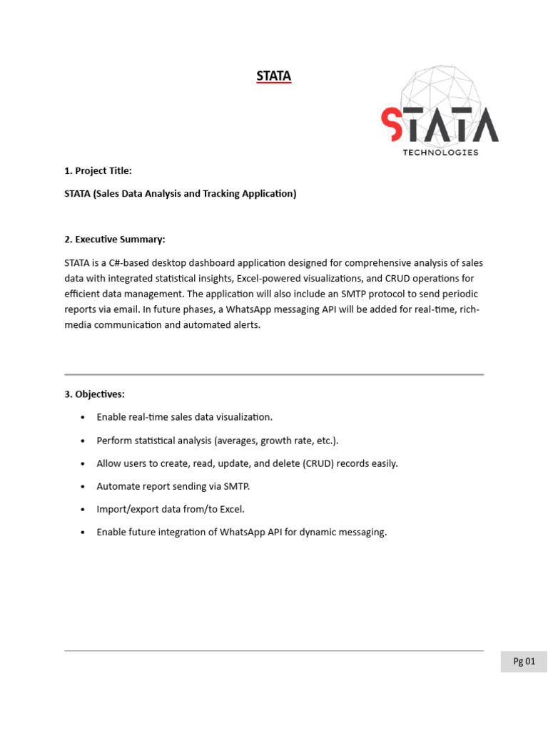 STATA: Sales Data Analysis Tool | PDF | Microsoft Excel | Microsoft Sql ...