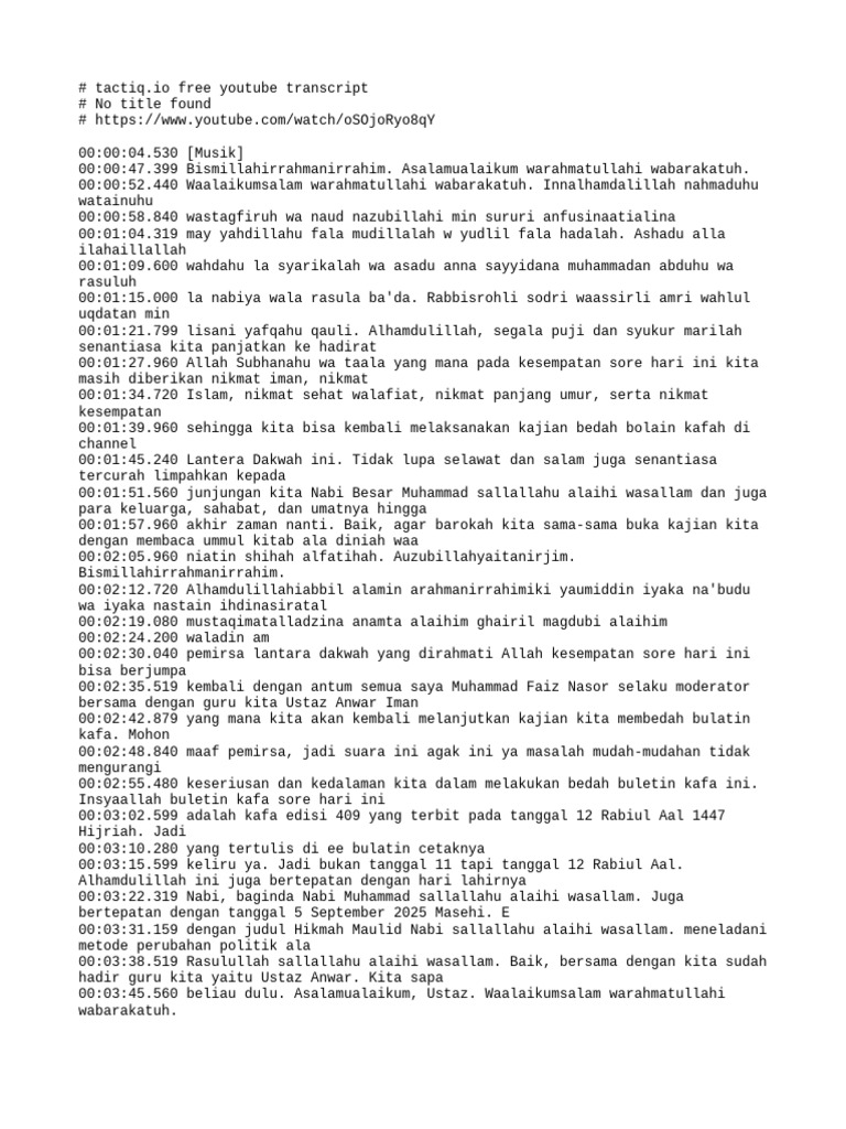 File Transkrip | PDF