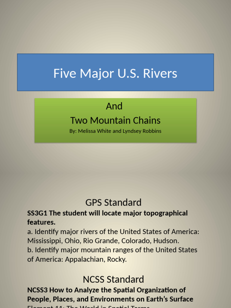 Rivers Mountains Powerpoint | PDF