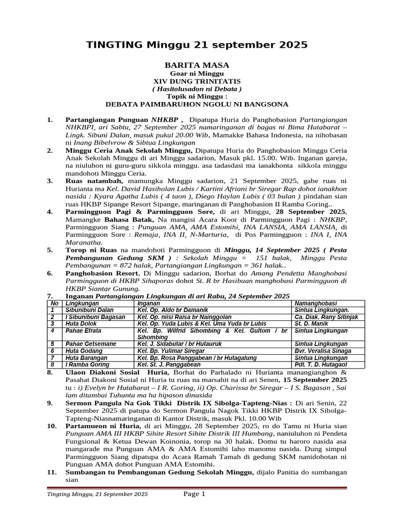 Baca_tingting_ Minggu 21 September 2025 | PDF