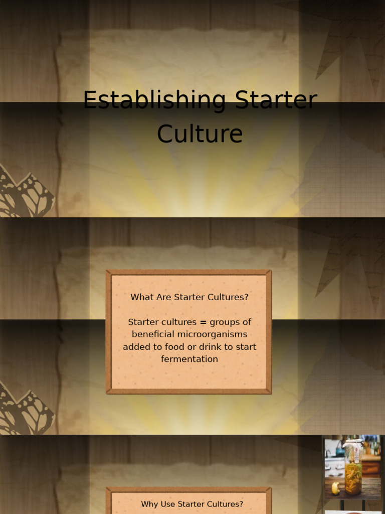 Establishing Starter Culture 20250923 134833 0000 | PDF