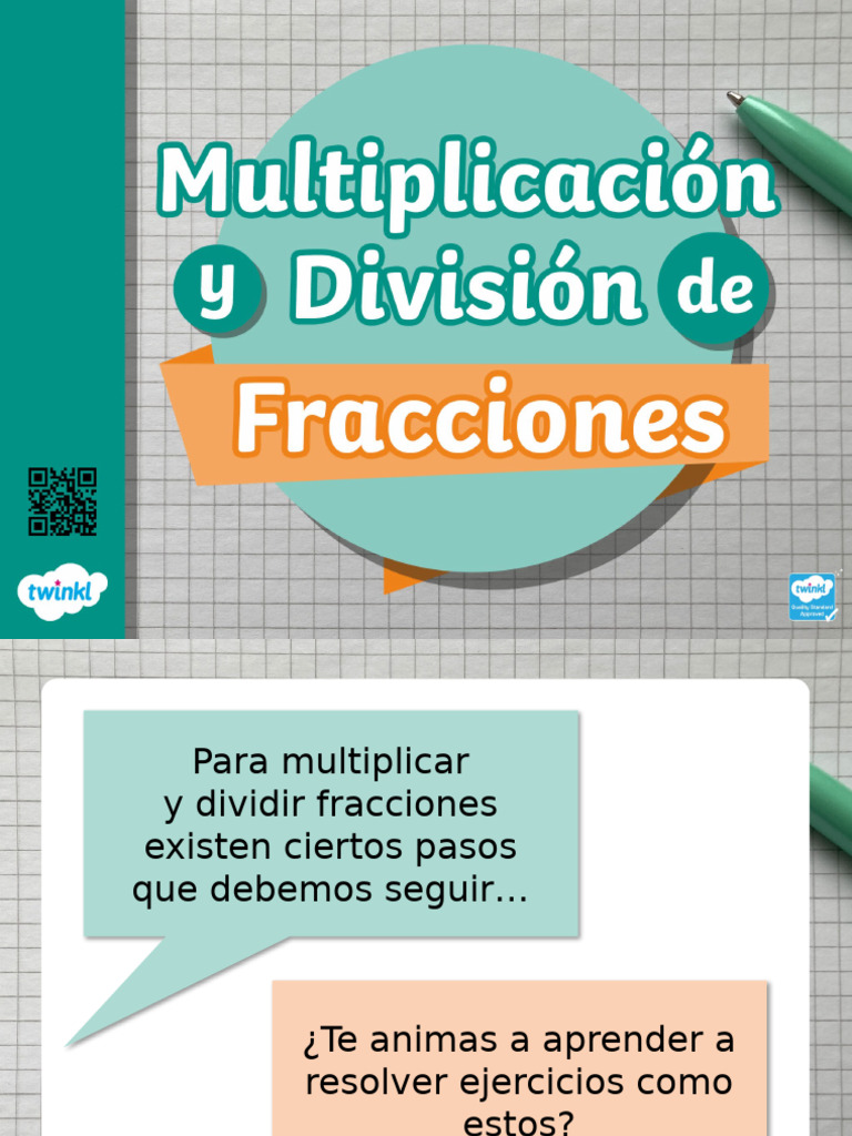 CL M 1732905579 Powerpoint Multiplicacion y Division de Fracciones Ver ...