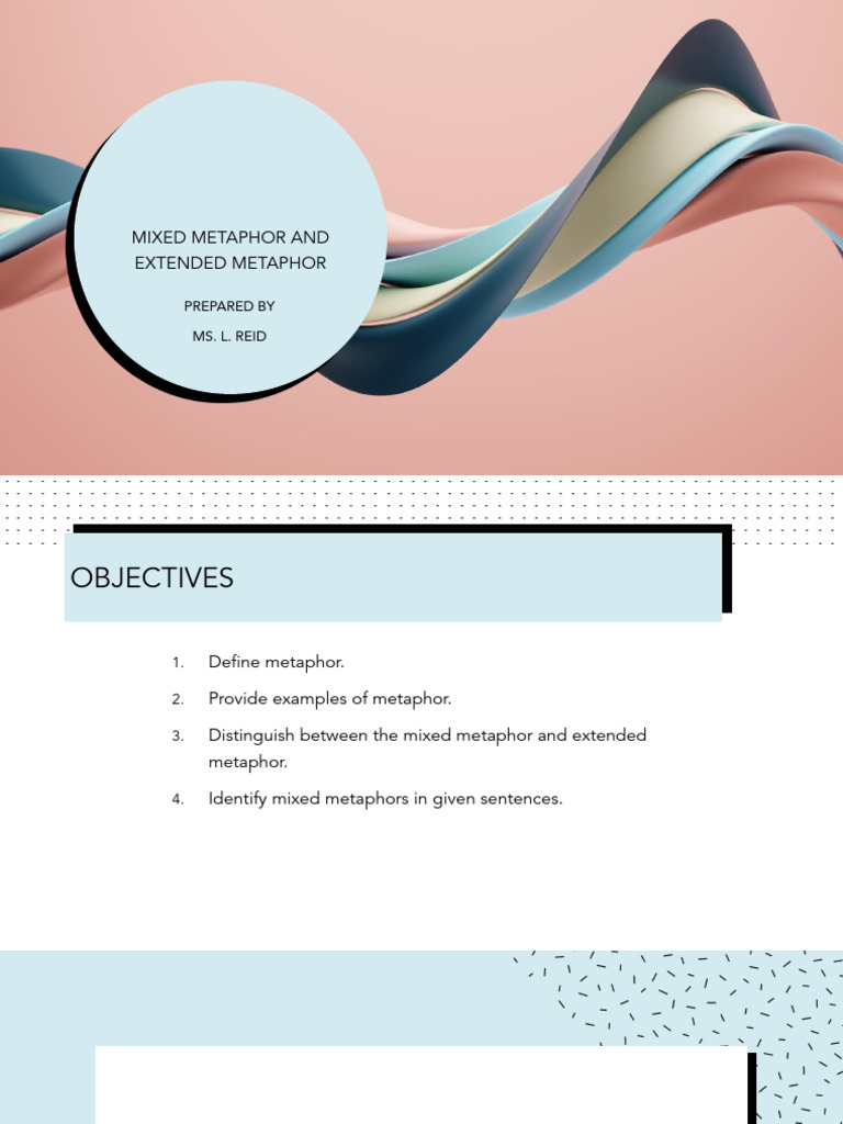 Understanding Mixed and Extended Metaphors | PDF | Metaphor