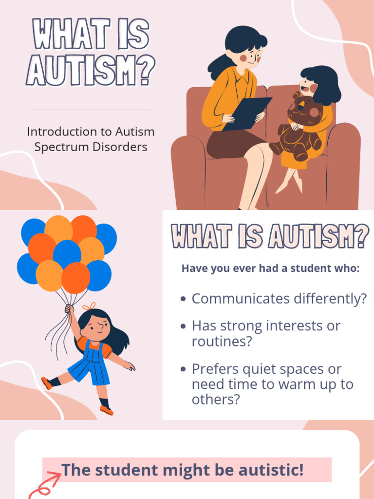 What Is Autism Presentation For Teachers in A Neutral Simple Style ...