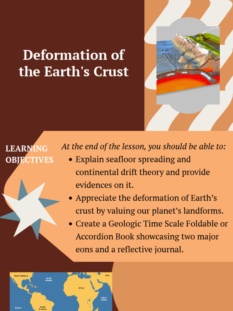Deformation of The Earth's Crust and History of The Earth | PDF | Plate ...
