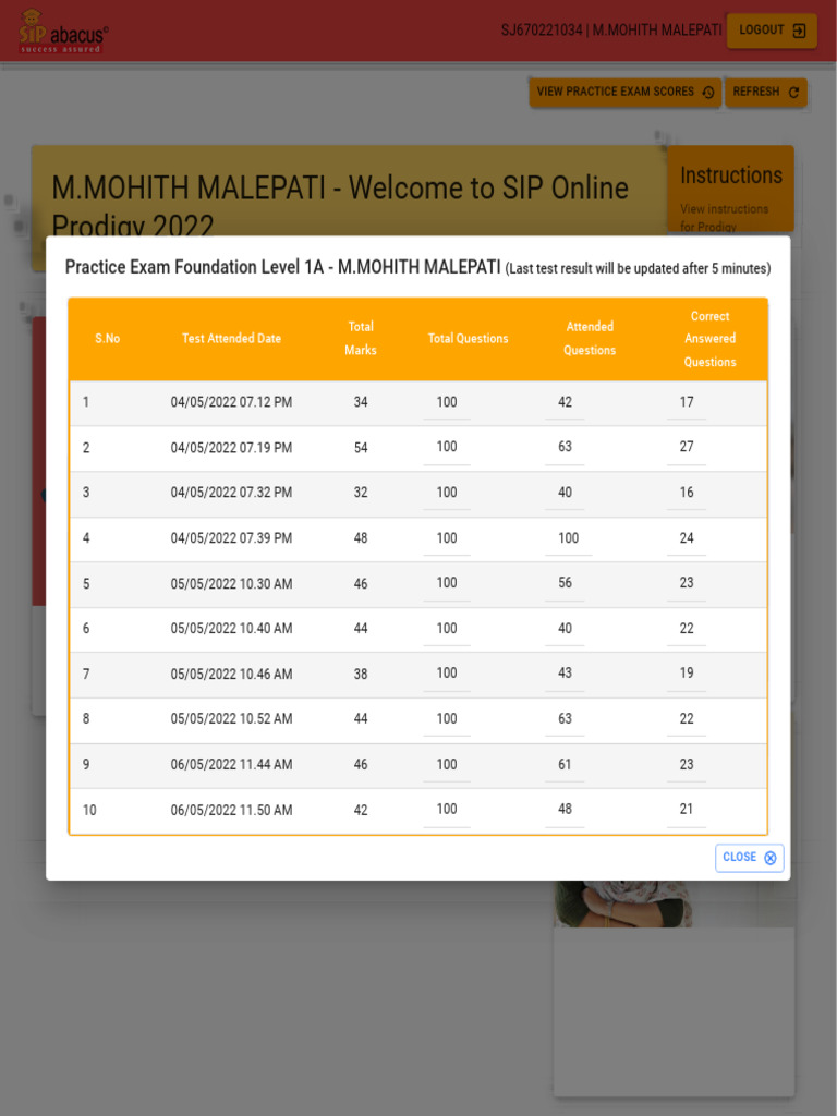 SIP Exam Portal 11 | PDF