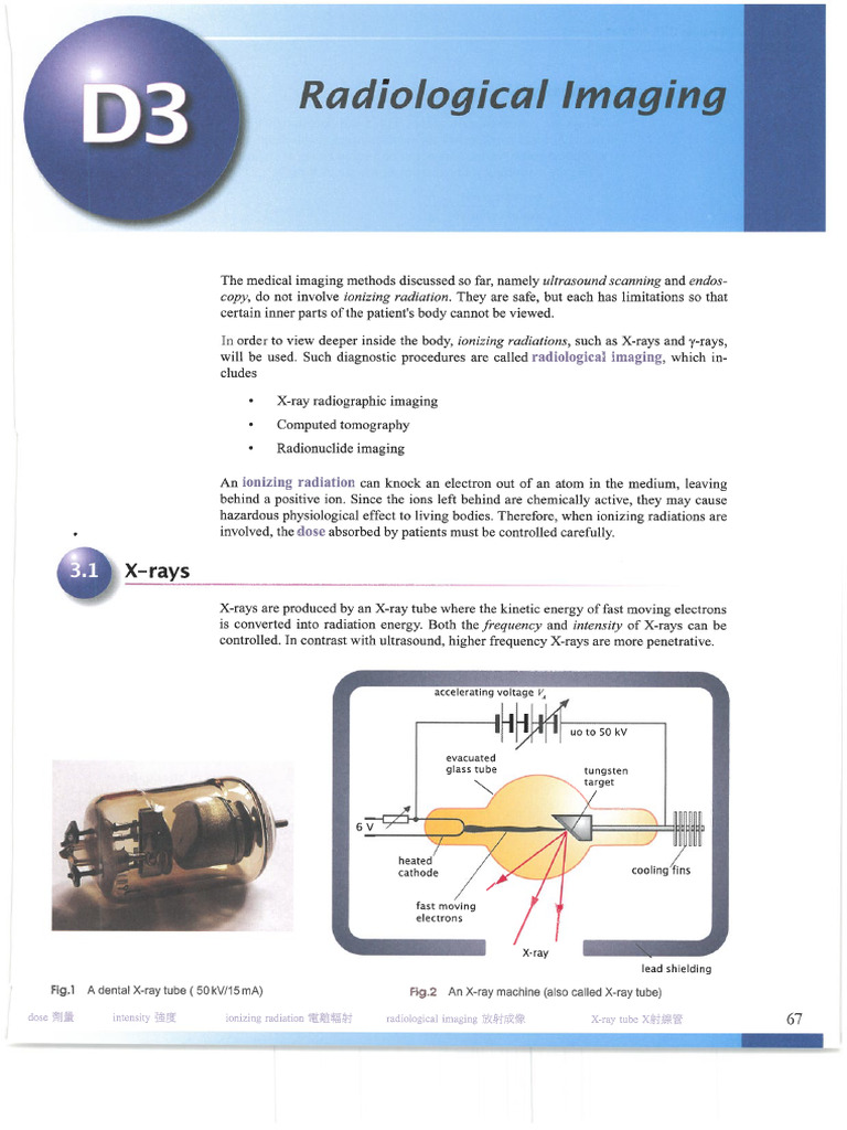 Chapter D3 Radiological Imaging | PDF