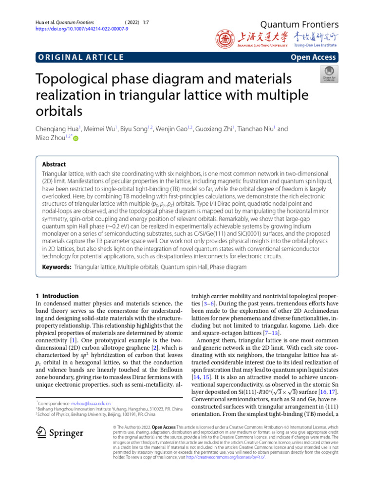s44214-022-00007-9 | PDF | Electronic Band Structure | Crystal Structure