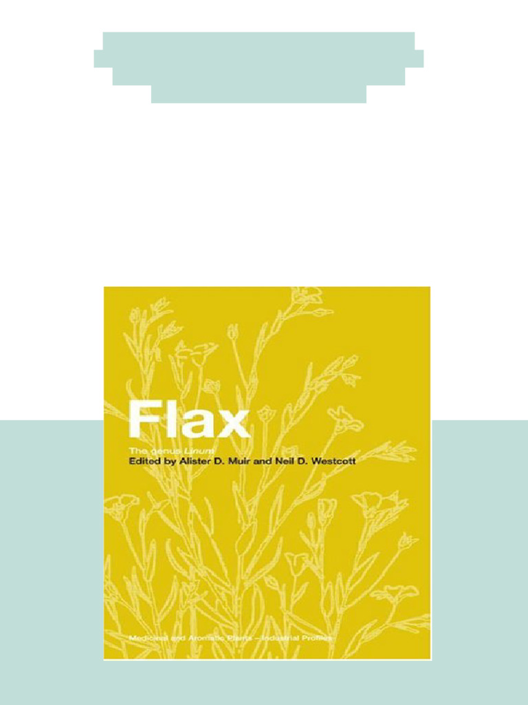 (Ebook) Flax: The genus Linum (Medicinal and Aromatic Plants ...