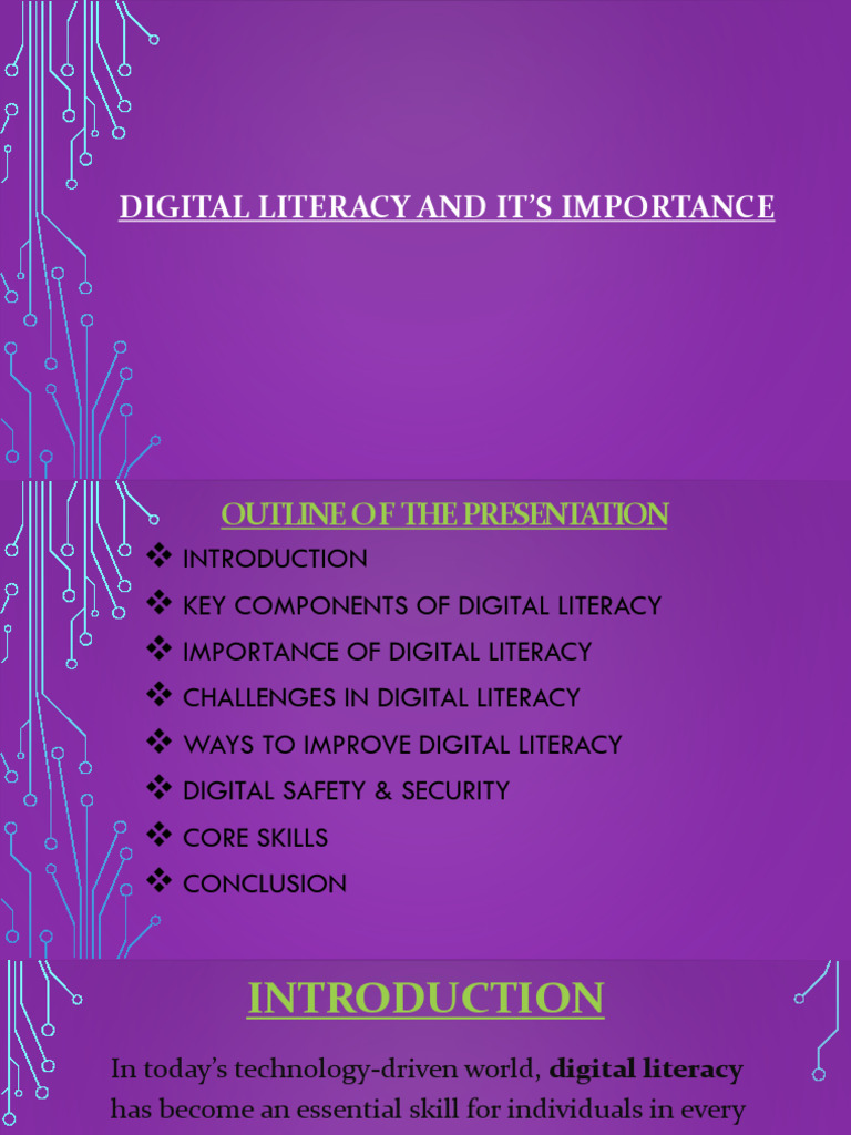 Digital Litrecy and It's Importance | PDF | Computer Security | Security