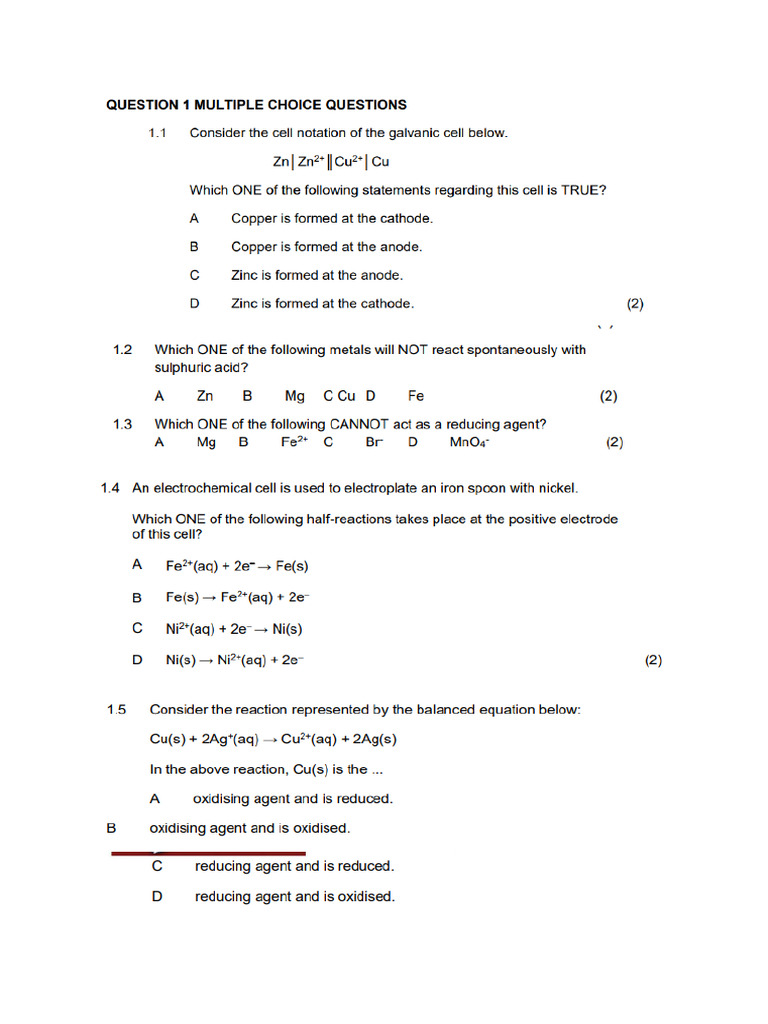 Electro Chem | PDF