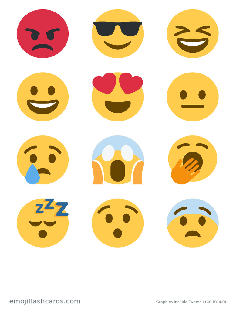 Feelings For Beginners (Sets 1 & 2) Emoji Small A4 | PDF