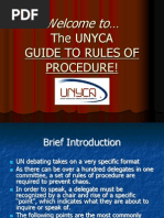 Basics of An Model United Competition, Aippm, All India Political ...