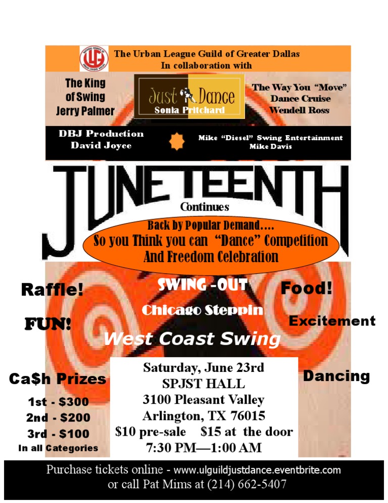 Updated4.30.12Juneteenth Flyer 4 | PDF