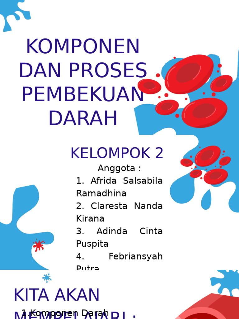 Komponen Darah | PDF