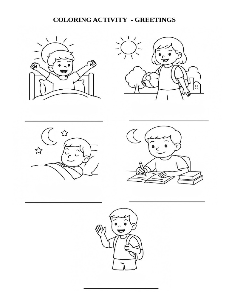 Coloring Activity | PDF