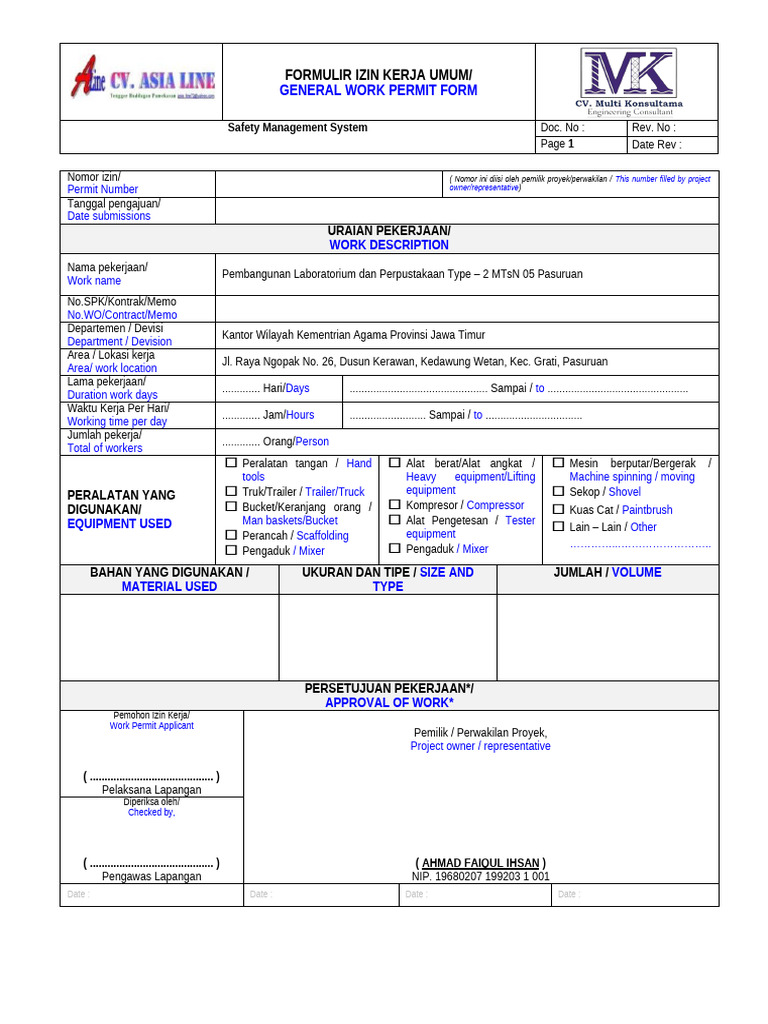 Work Permit | PDF