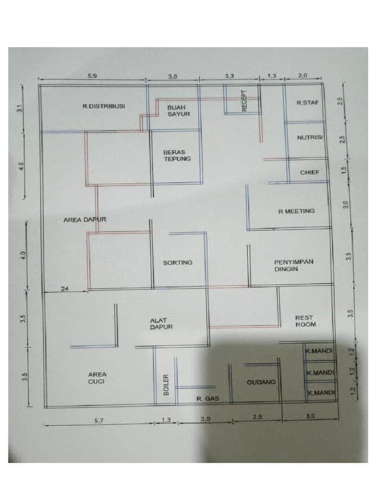 Print Denah Dapur | PDF