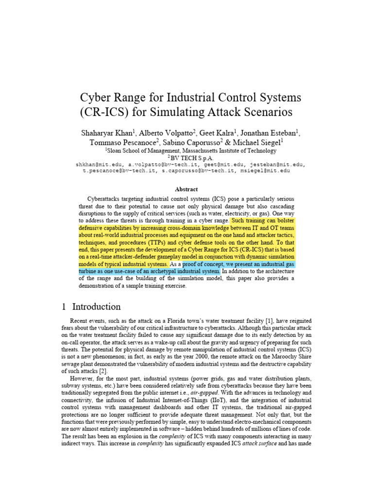 CAMS Cyber Range Paper | PDF | Simulation | Computer Network